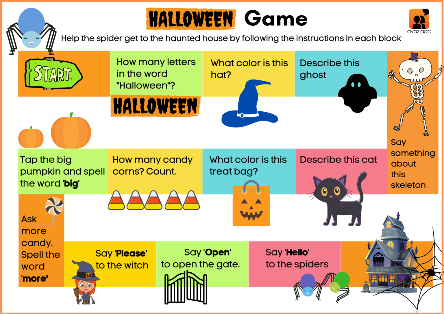 Fun AAC Activities for Halloween - Avaz Inc.